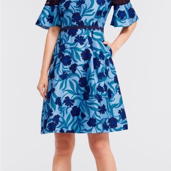 Draper James | Dresses | Draper James Buttercup Bloom Floral Midi Dress ...